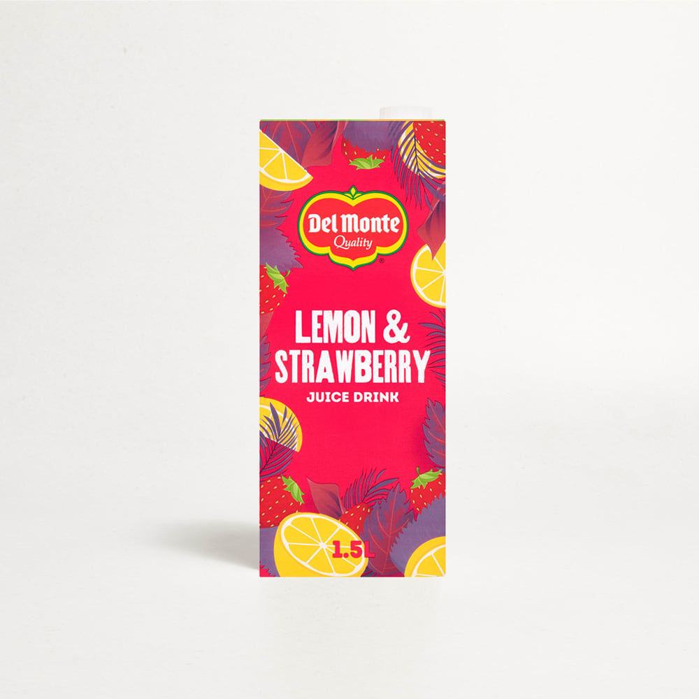 Del Monte Lemon & Strawberry Juice Drink | Drinks | Milk & More